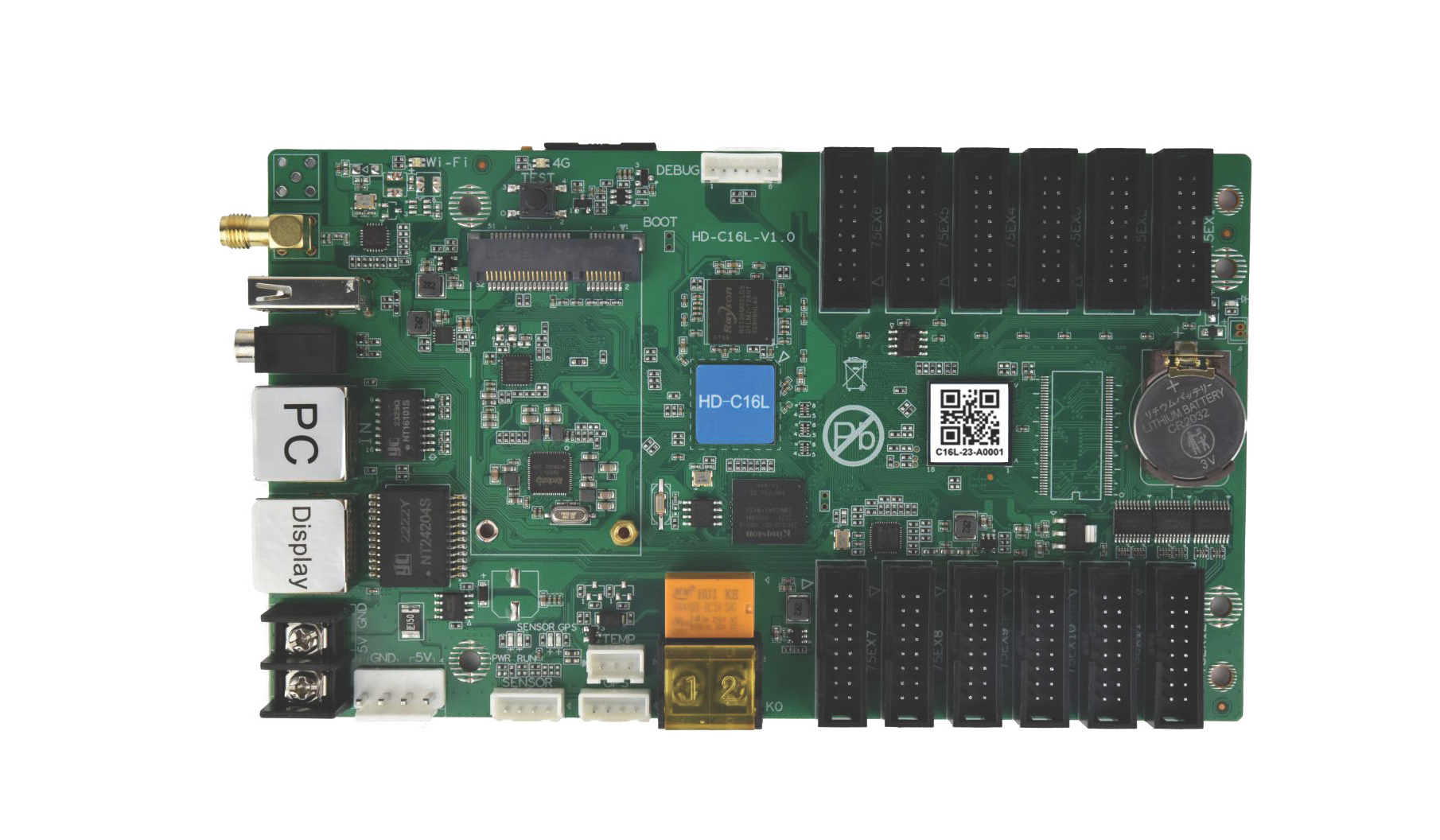 HuiDu HD-C16L LED display asynchronous controller card hd-C08L