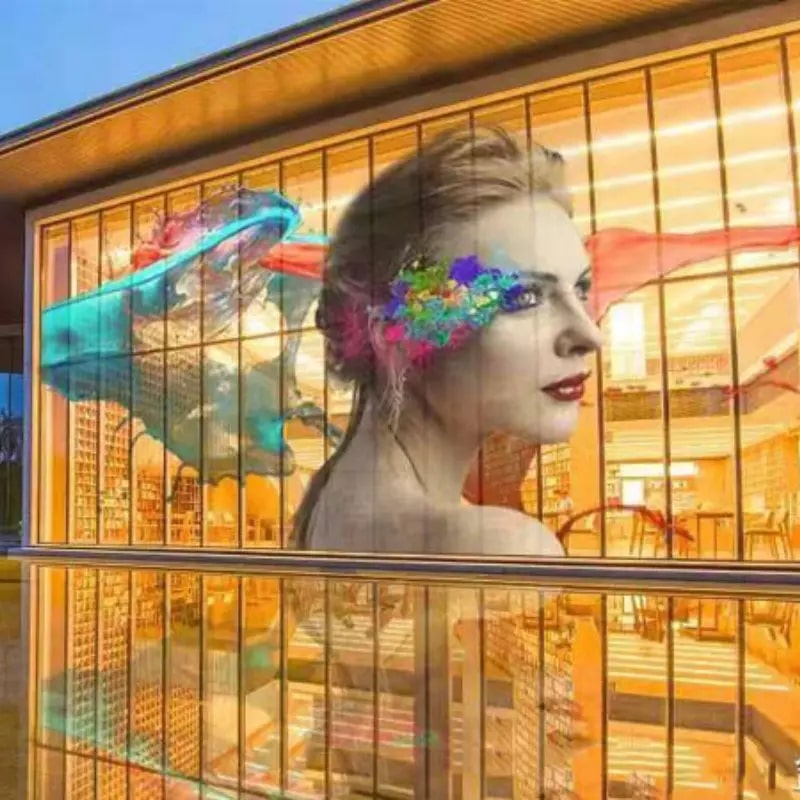 Transparent LED Window Display | Adhesive Transparent LED Film